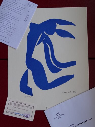 La bleu chevelure by Henri Matisse (1979) : Print Lithography - Singulart