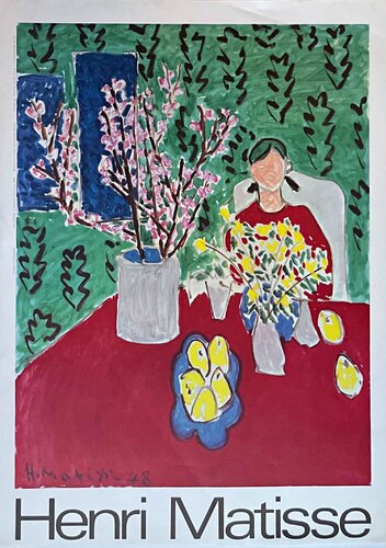 Portrait de Beaudelaire by Henri Matisse (1954) : Print Lithography ...
