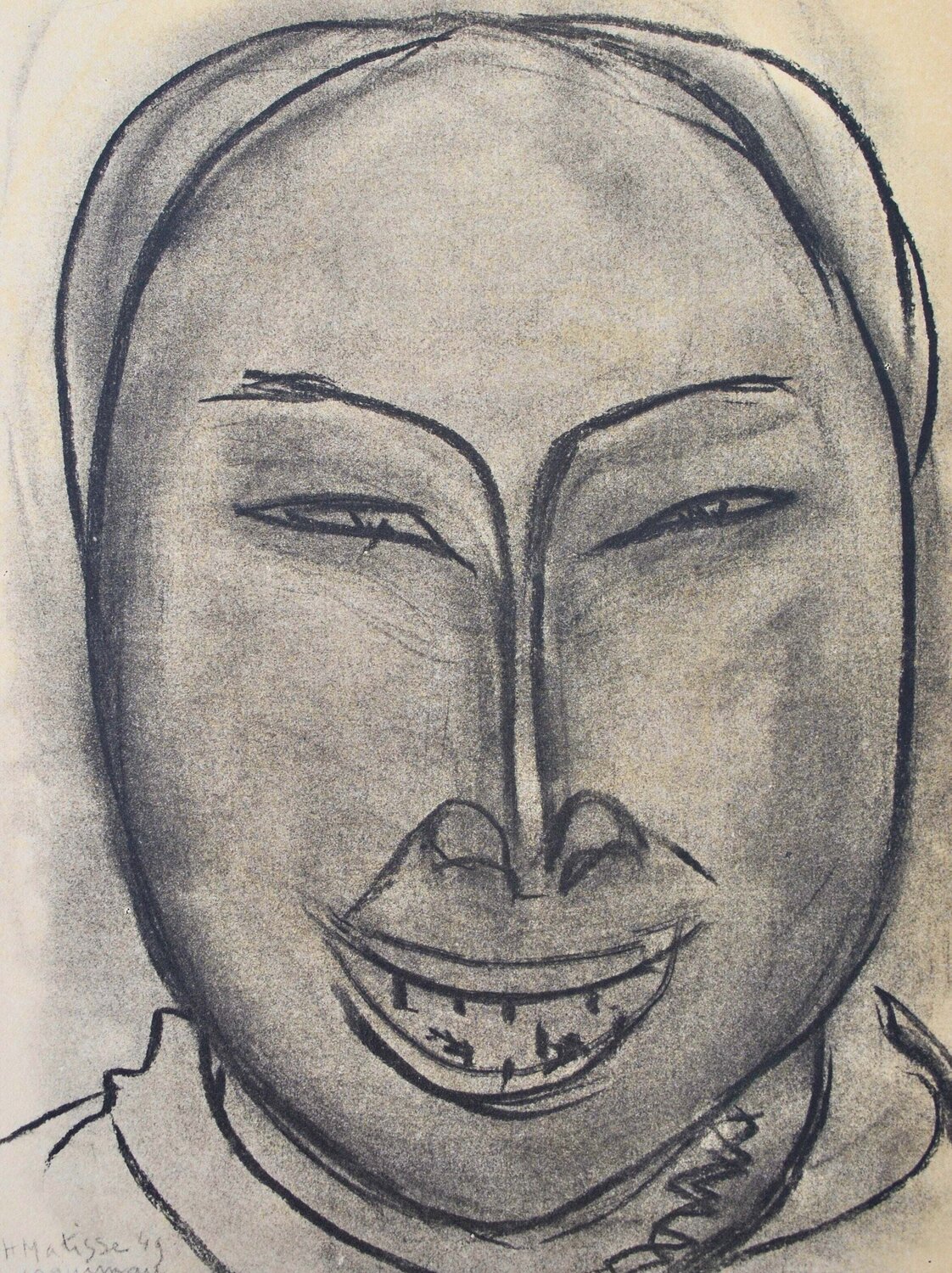 Portrait d'Inuit by Henri Matisse (1954) : Print Lithography - Singulart