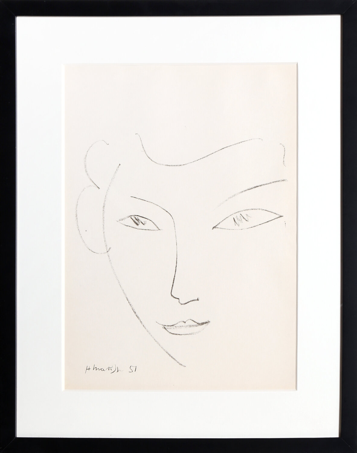 Portrait by Henri Matisse (N.D) : Print Screen Printing - Singulart