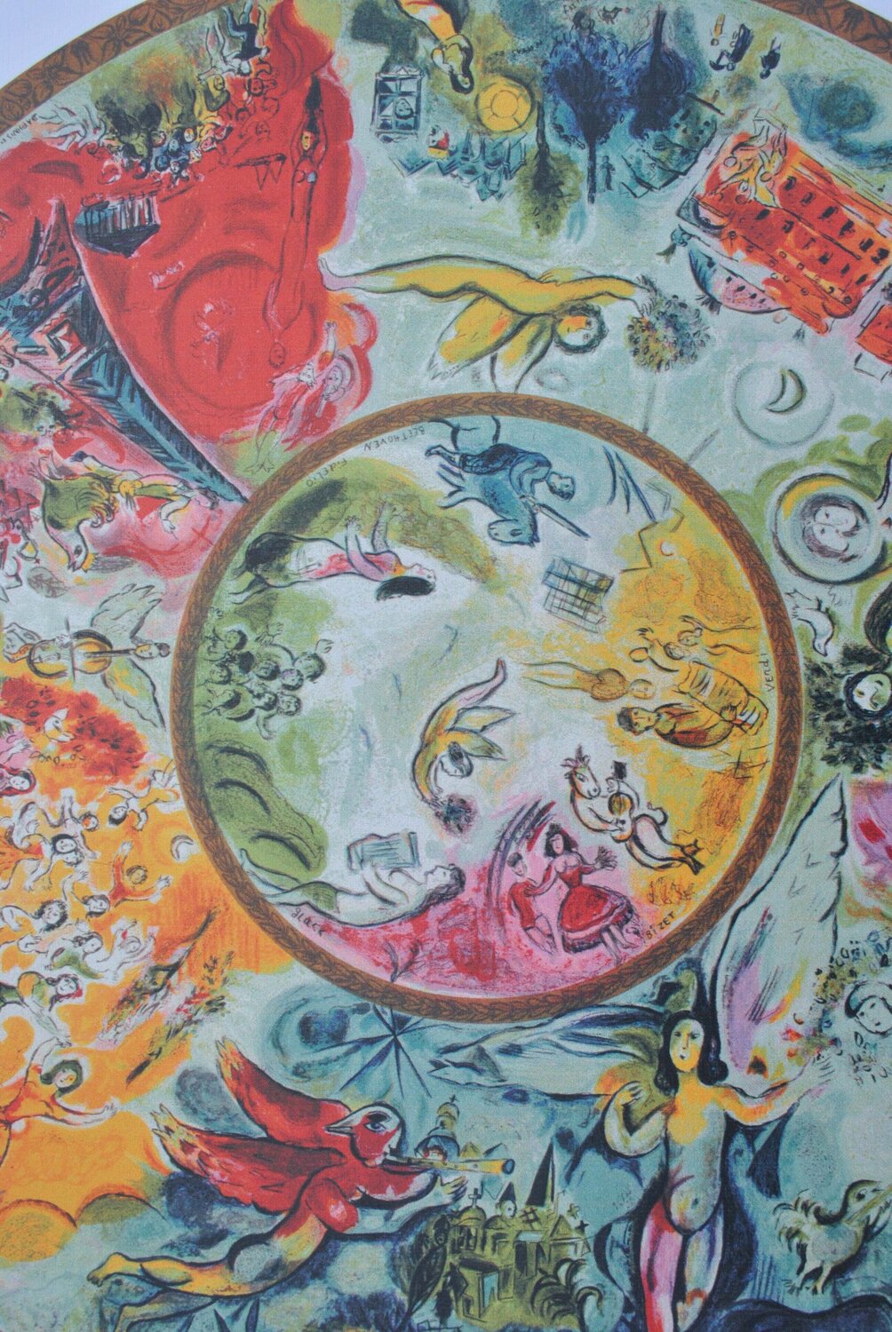 Plafond de l'opéra Garnier de Marc Chagall (1989) : Impression ...