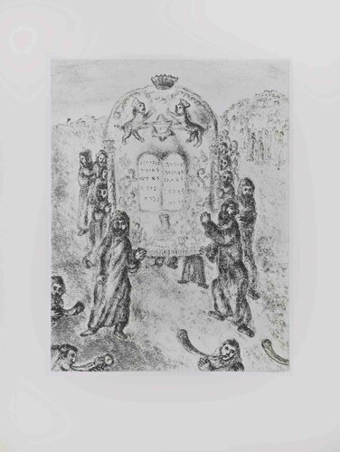 The Israelis go over the Jordan Following of the Ark of Covenant de ...