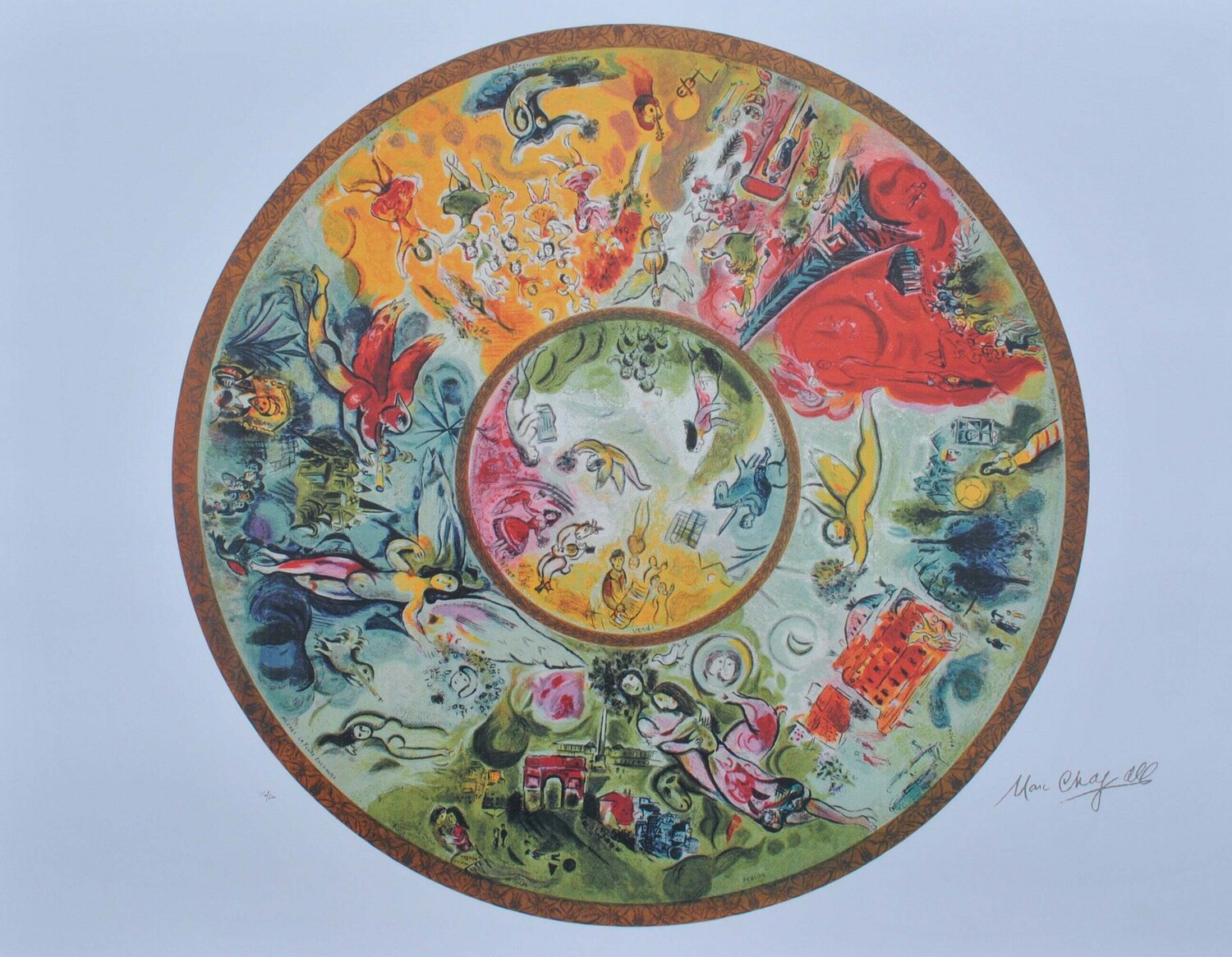 Plafond de l'opéra Garnier de Marc Chagall (1989) : Impression ...