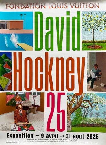 David Hockney 25 by David Hockney (2025) : Print Relief Printing ...