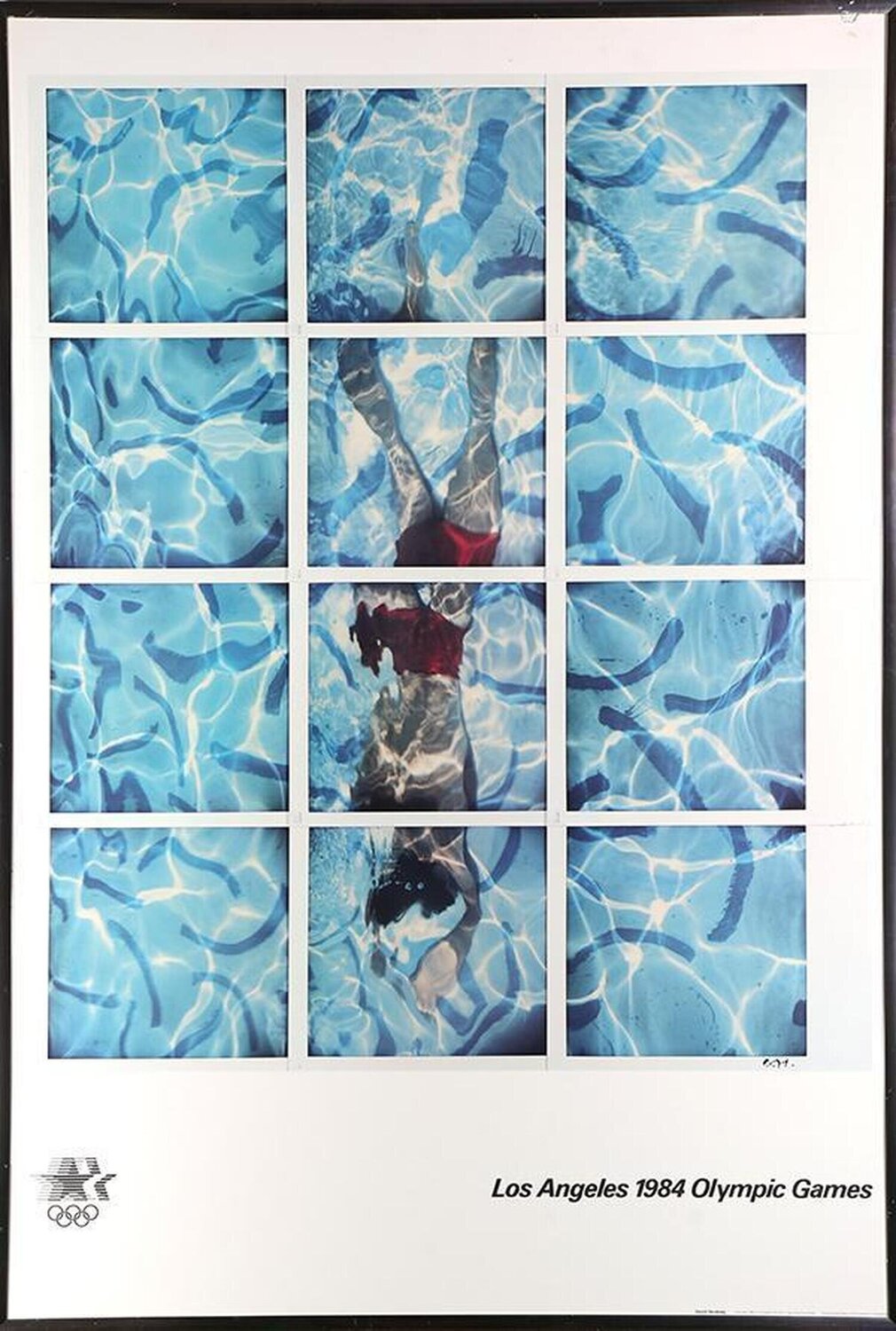 Los Angeles 1984 Olympic Games de David Hockney (1984): Impresión Litografía - Singulart
