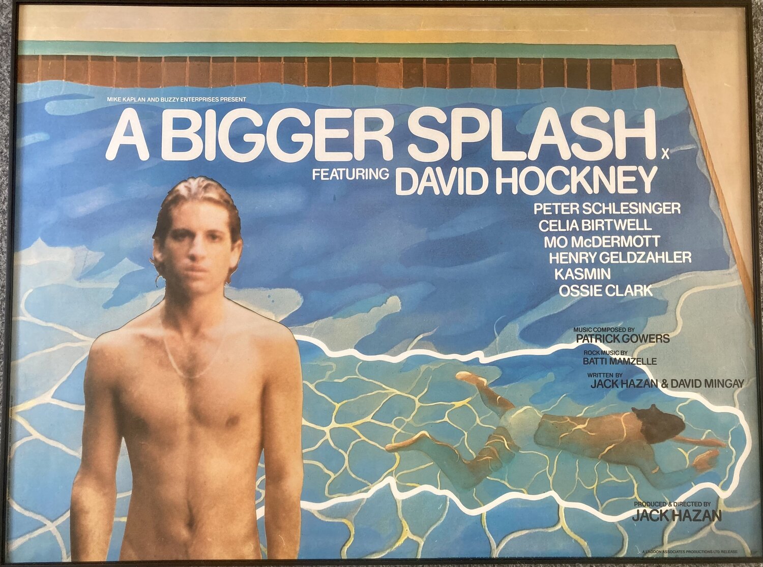 A Bigger Splash' Movie Poster de David Hockney (1974): Impresión Litografía - Singulart