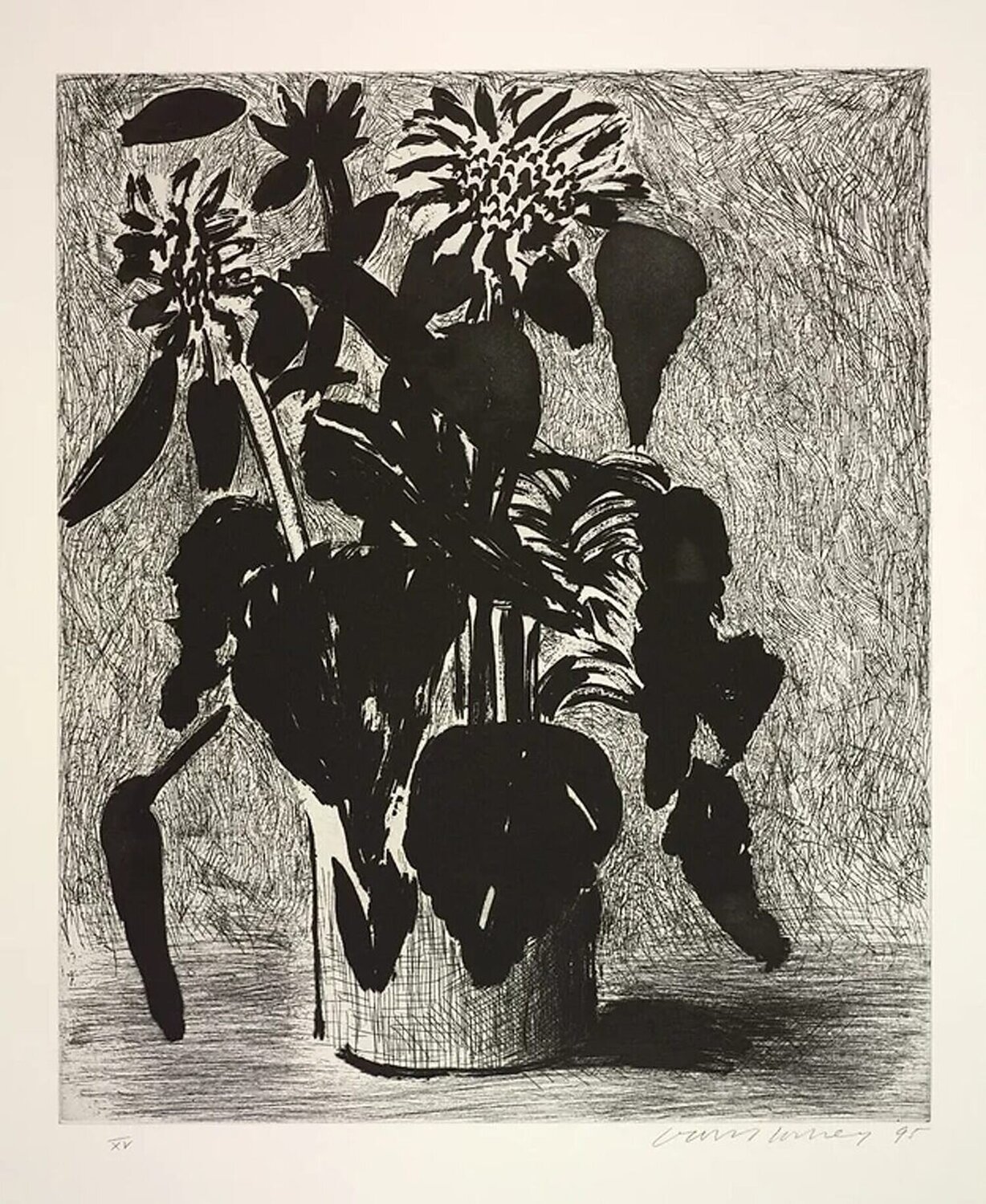 David Hockney Sunflowers II Artist Proof by David Hockney (1995 ...