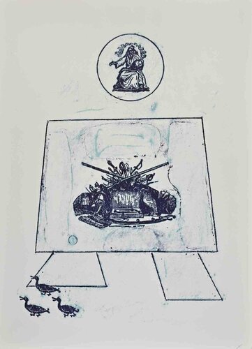 The Soldier's Ballad by Max Ernst (1972) : Print Lithography - Singulart