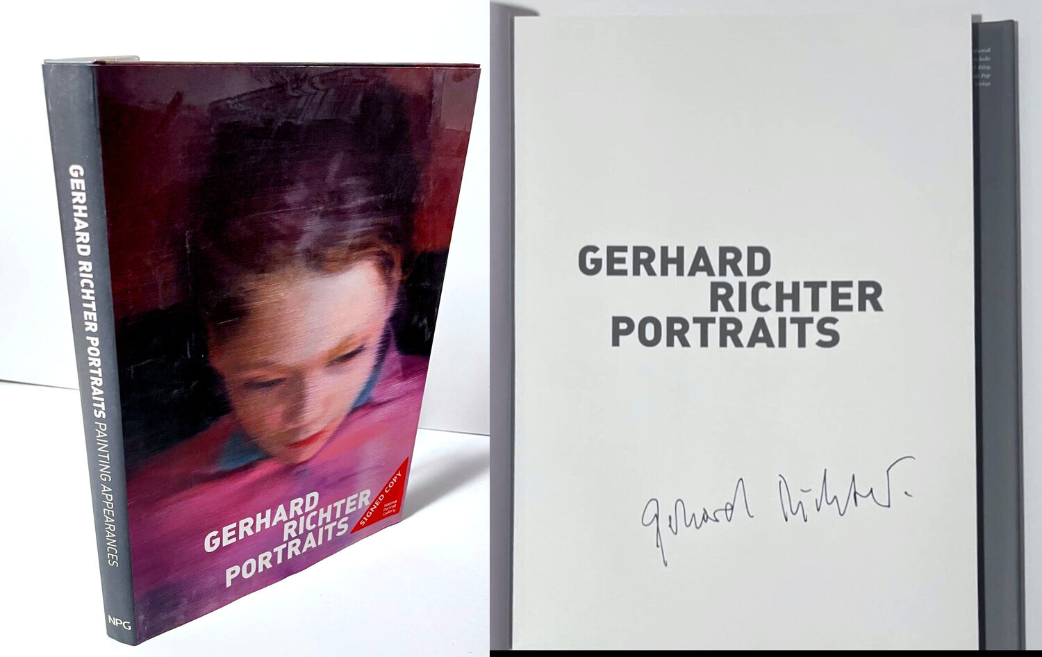 GERHARD RICHTER PORTRAITS (official hand signed monograph - one of only ...