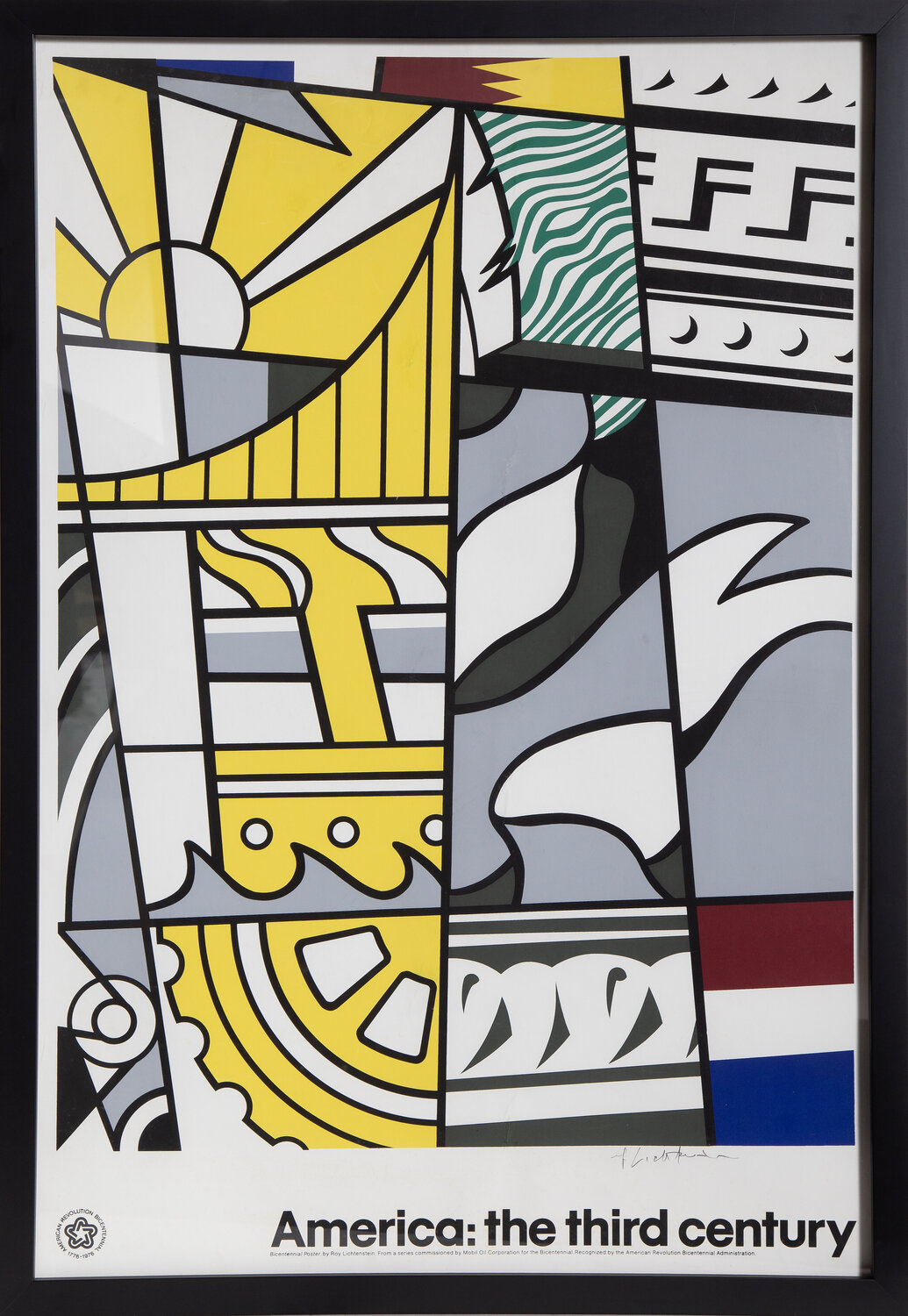Bicentennial Print de Roy Lichtenstein (1975): Impresión Serigrafía ...