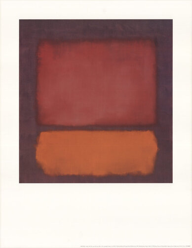 Untitled 1962, with full margins by Mark Rothko (2002) : Print ...