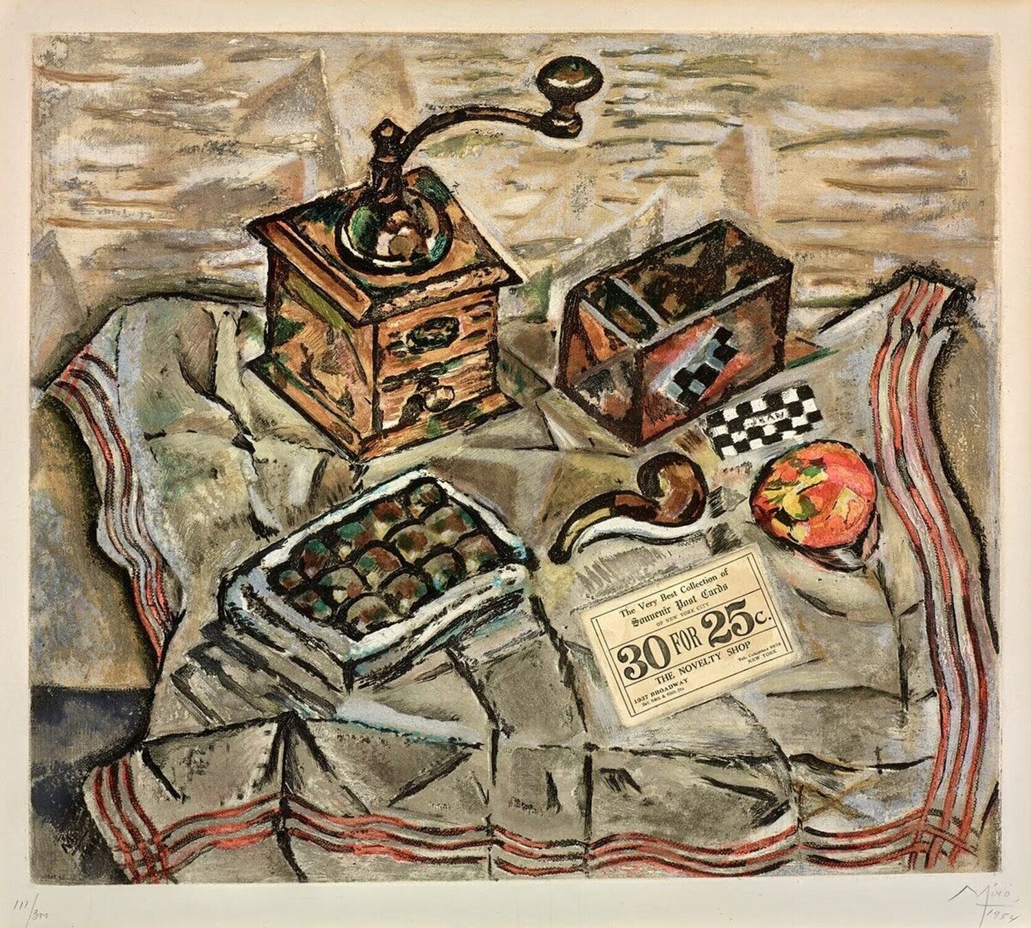 Coffee Mill de Joan Miró (1954): Obra en papel Grabado, Tinta - Singulart