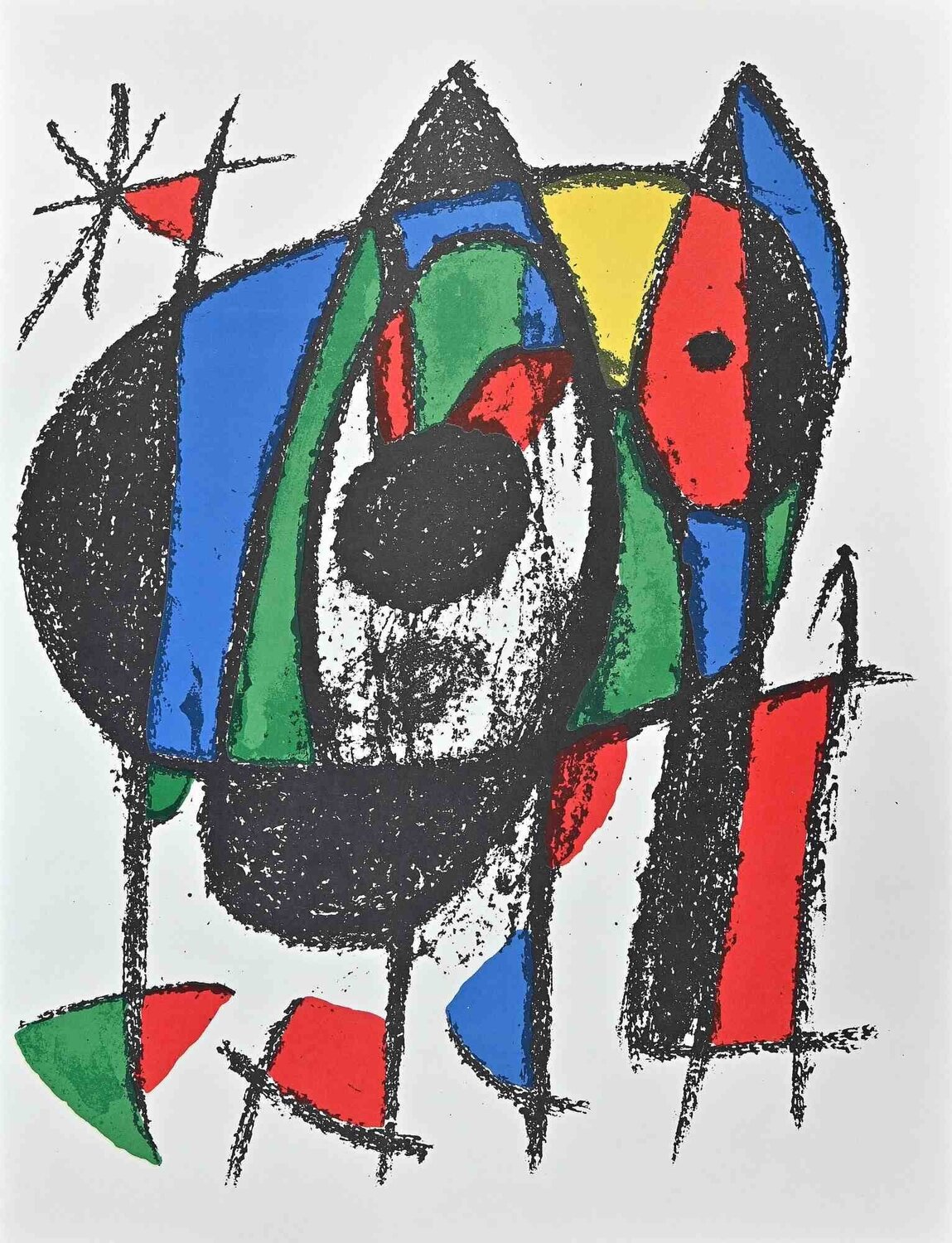 Lithograph V - From Mirò Lithographs III de Joan Miró (1974) : Édition ...
