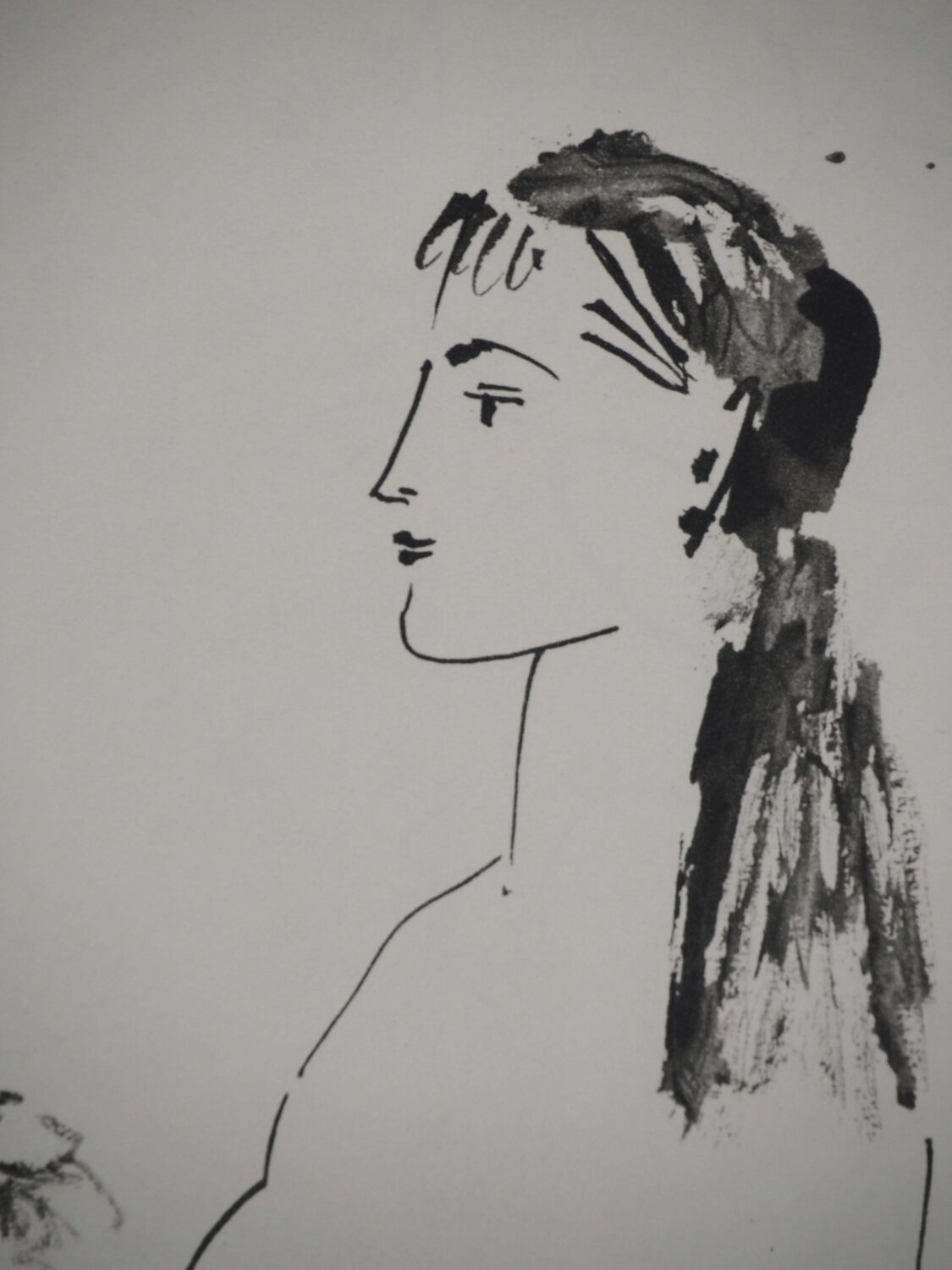 L'homme bossu et la jeune femme nue de Pablo Picasso (1954): Impresión ...