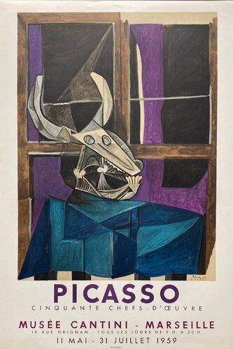 The Swimmer - Signed Color Lithograph, 1962 by Pablo Picasso (1962 ...