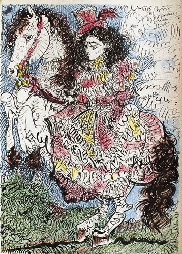 Femme nue au bonnet turc de Pablo Picasso (1974) : Édition Lithographie - Singulart