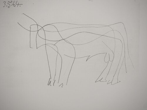 Le taureau espagnol by Pablo Picasso (1964) : Print Lithography - Singulart