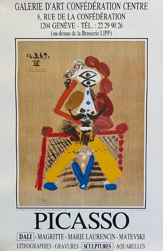 The Swimmer - Signed Color Lithograph, 1962 by Pablo Picasso (1962 ...