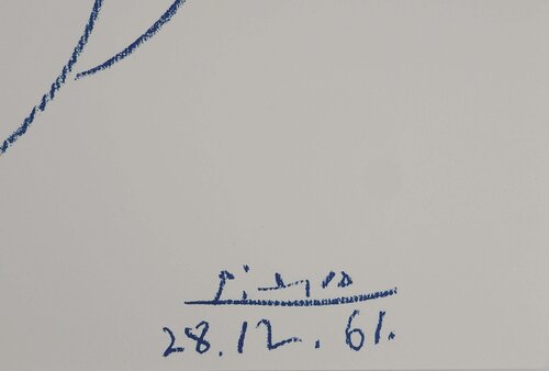 Femme nue au bonnet turc de Pablo Picasso (1974) : Édition Lithographie - Singulart