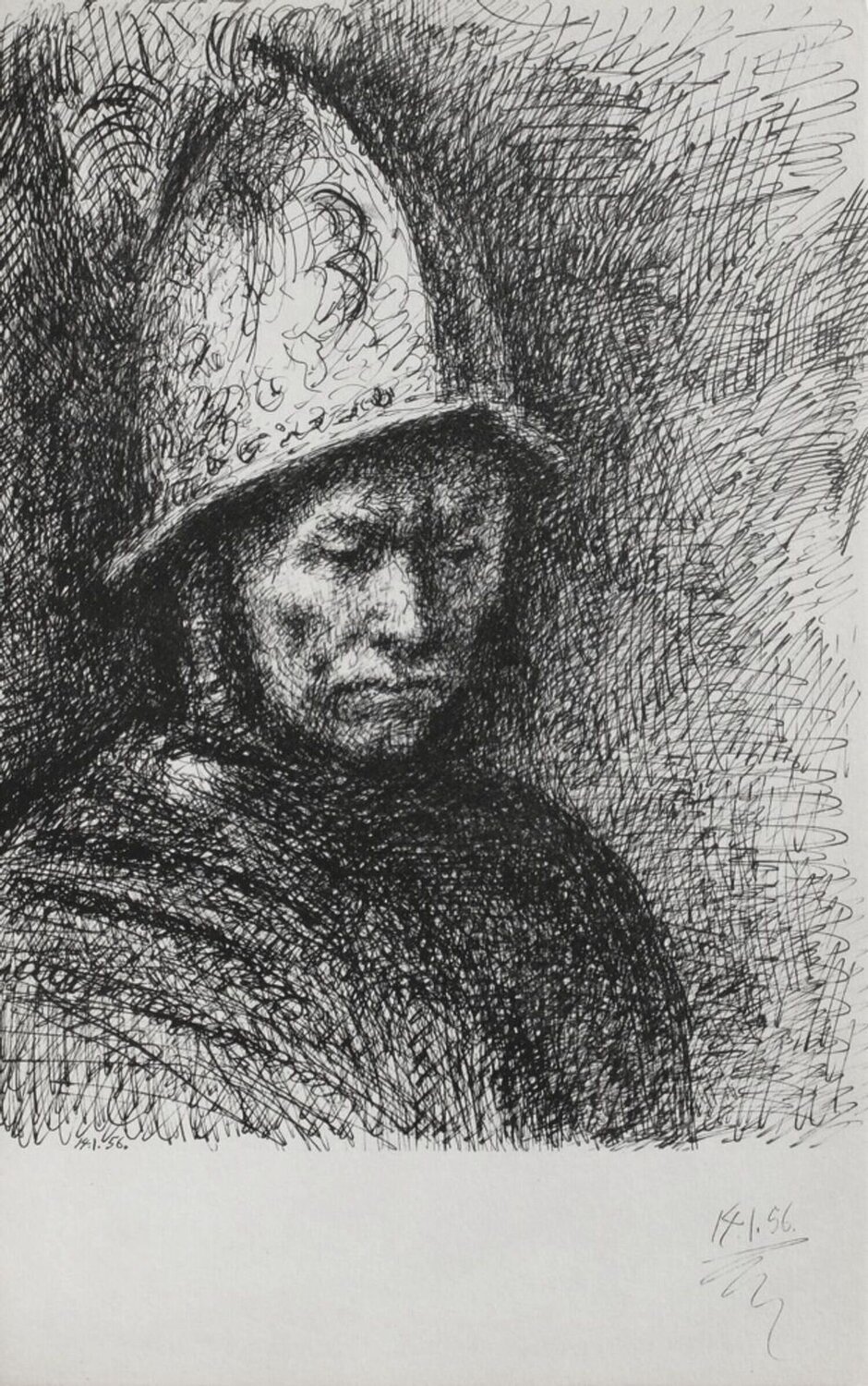 Carnet de Californie 38 de Pablo Picasso (1959): Impresión Grabado ...