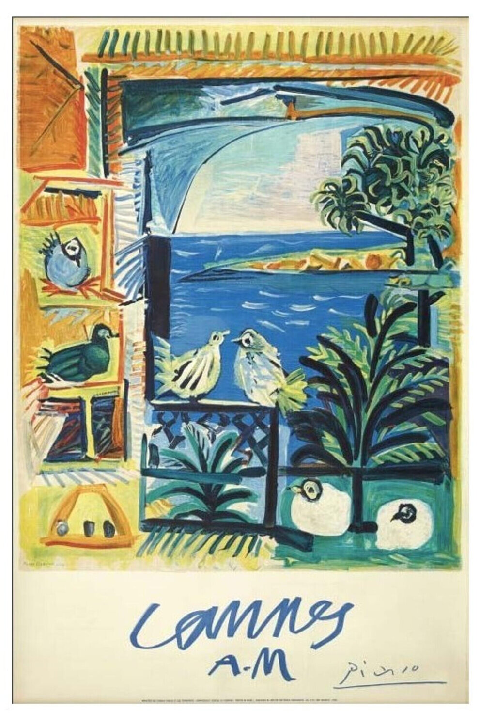 Cannes AM by Pablo Picasso (1962) : Print Lithography - Singulart