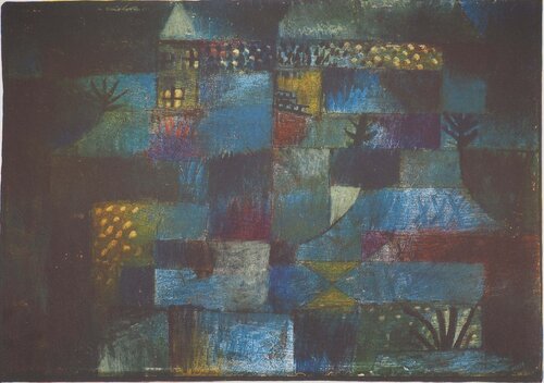 Jardin nocturne by Paul Klee (N.D) : Print Engraving - Singulart