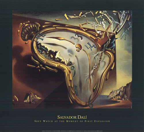 Soft Watch at the Moment of First Explosion de Salvador Dalí (1995 ...