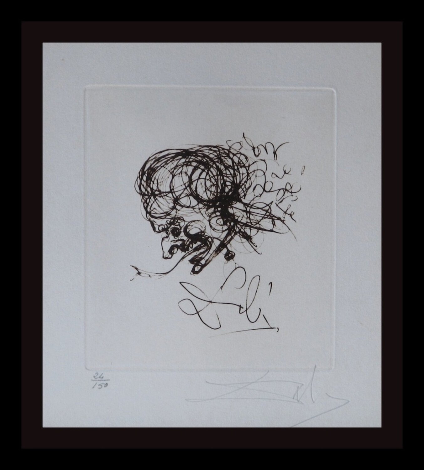 Symbols Devil by Salvador Dalí (1970) : Print Engraving - SINGULART