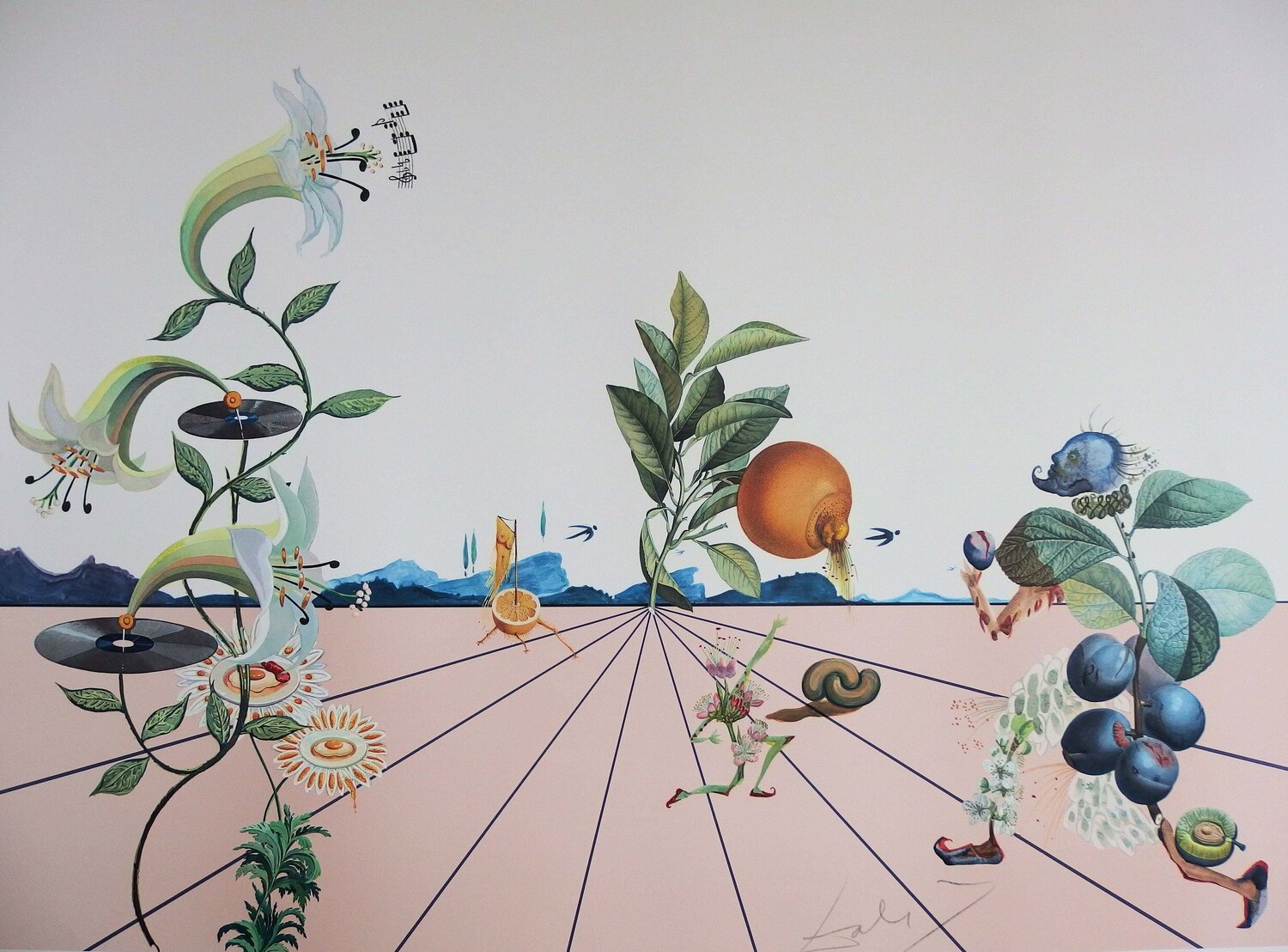 Flordali by Salvador Dalí (1981) : Print Lithography - Singulart