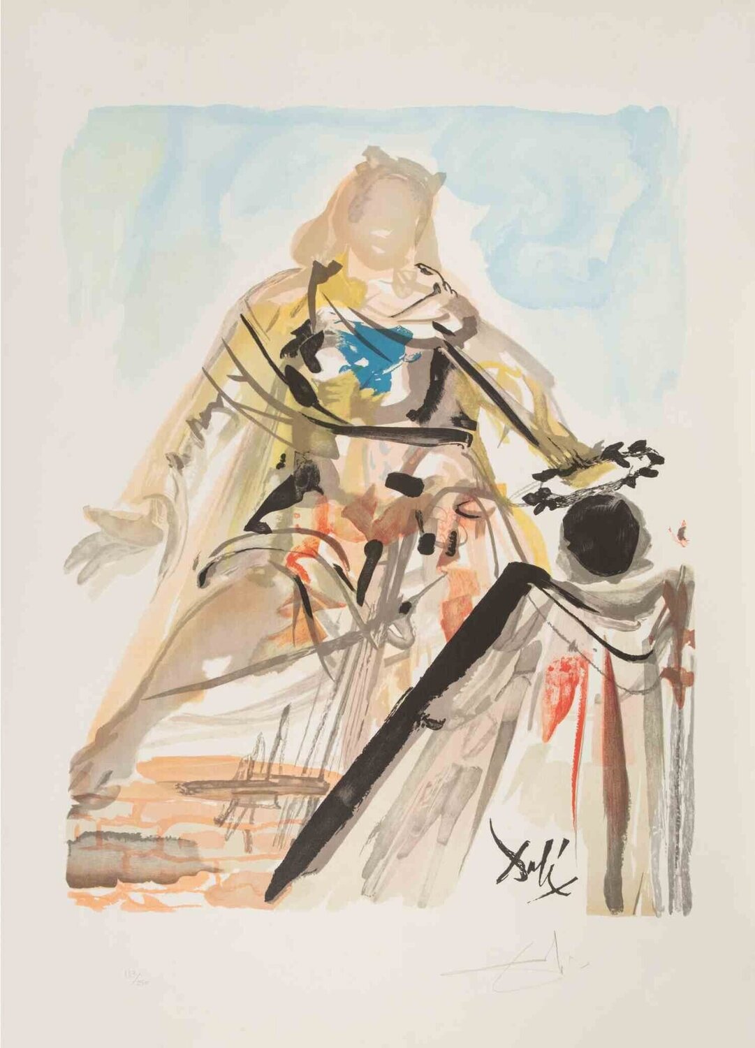 Pylades Loved Ermione de Salvador Dalí (1978): Impresión Pintura en ...