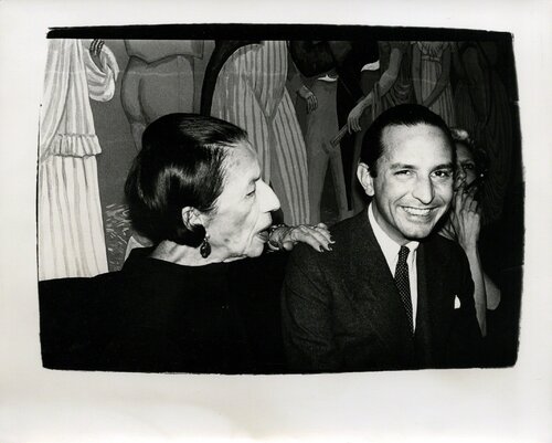 Diana Vreeland with Fred Hughes by Andy Warhol (N.D) : Photography Hybrid - Singulart