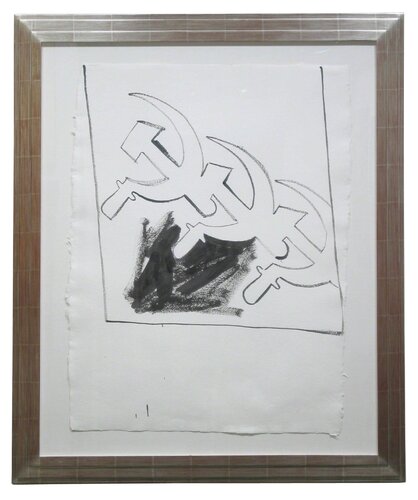 Three Soviet Hammer & Sickles by Andy Warhol (N.D) : Work on Paper ...