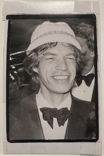 Mick Jagger in hat for Interview Magazine by Andy Warhol (N.D ...