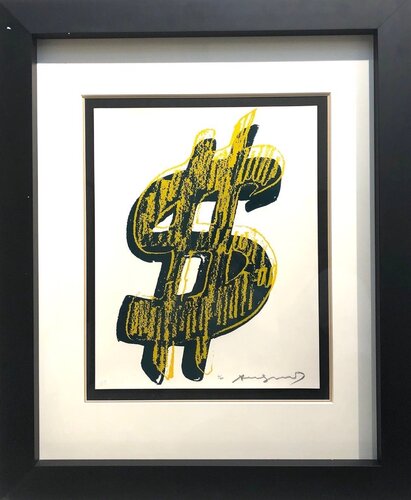 Dollar Sign, Yellow (FS II.278) by Andy Warhol (1982) : Print Screen ...