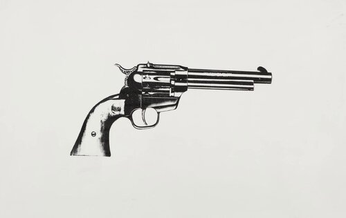 Gun by Andy Warhol (1982) : Other Media Other materials - Singulart