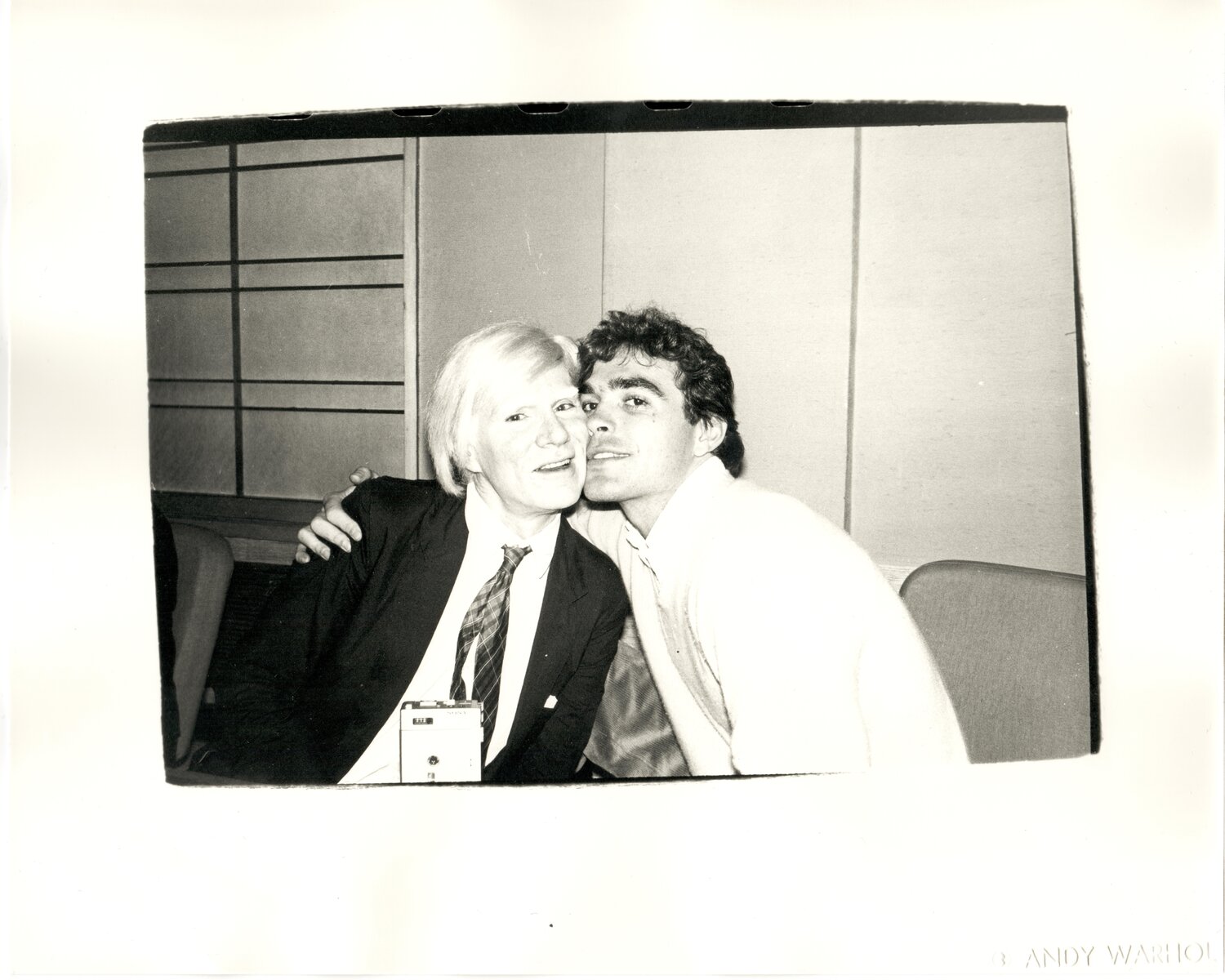Andy Warhol and Sean McKeon by Andy Warhol (1980) : Photography Hybrid - Singulart