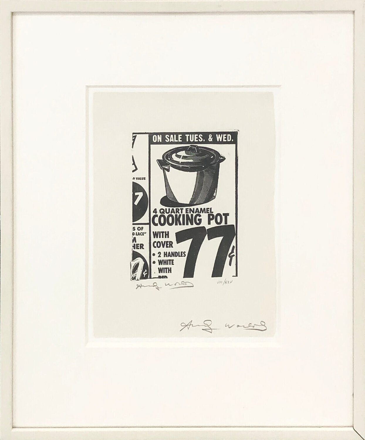 COOKING POT FS II.1 by Andy Warhol (1962) : Print Engraving - Singulart