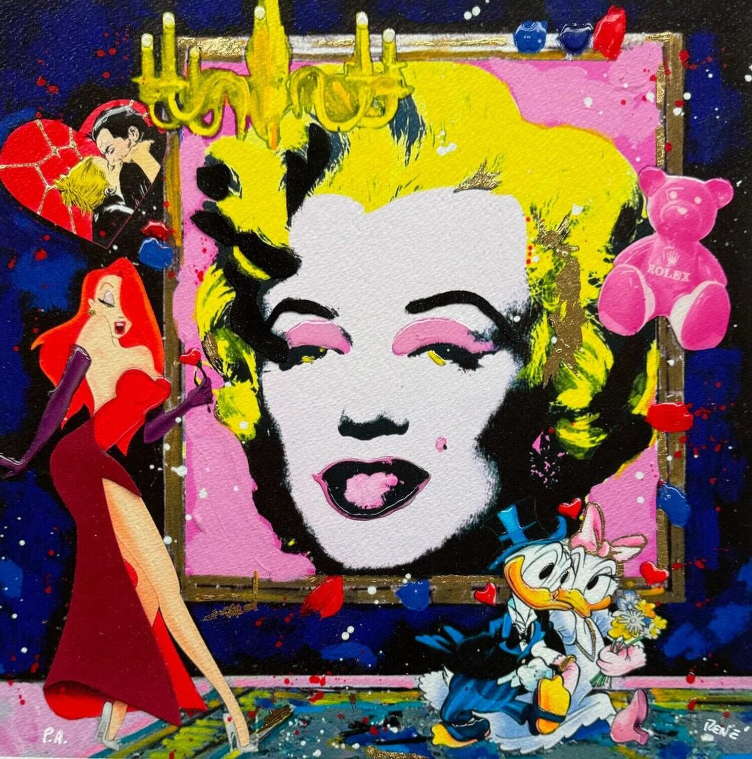 Love in comics time de René Magritte (2024): Impresión Serigrafía ...