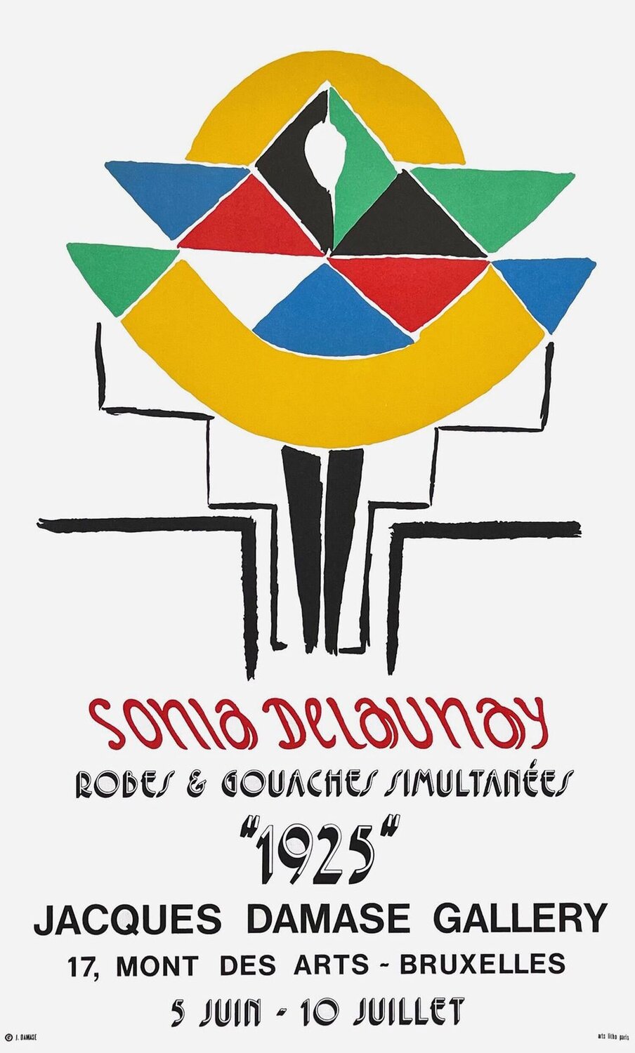 Expo 75 - Damase Gallery Bruxelles by Sonia Delaunay (1975) : Print ...