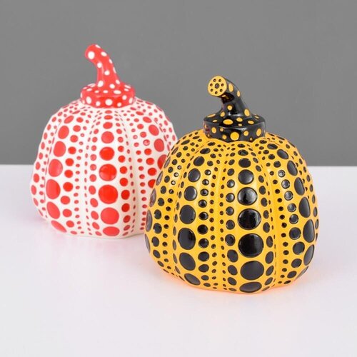Pumpkin (Pair) by Yayoi Kusama (2015) : Sculpture Resin - Singulart