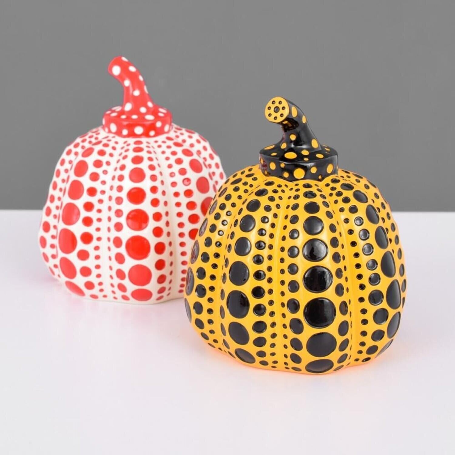 Pumpkin (Pair) by Yayoi Kusama (2015) : Sculpture Resin - Singulart