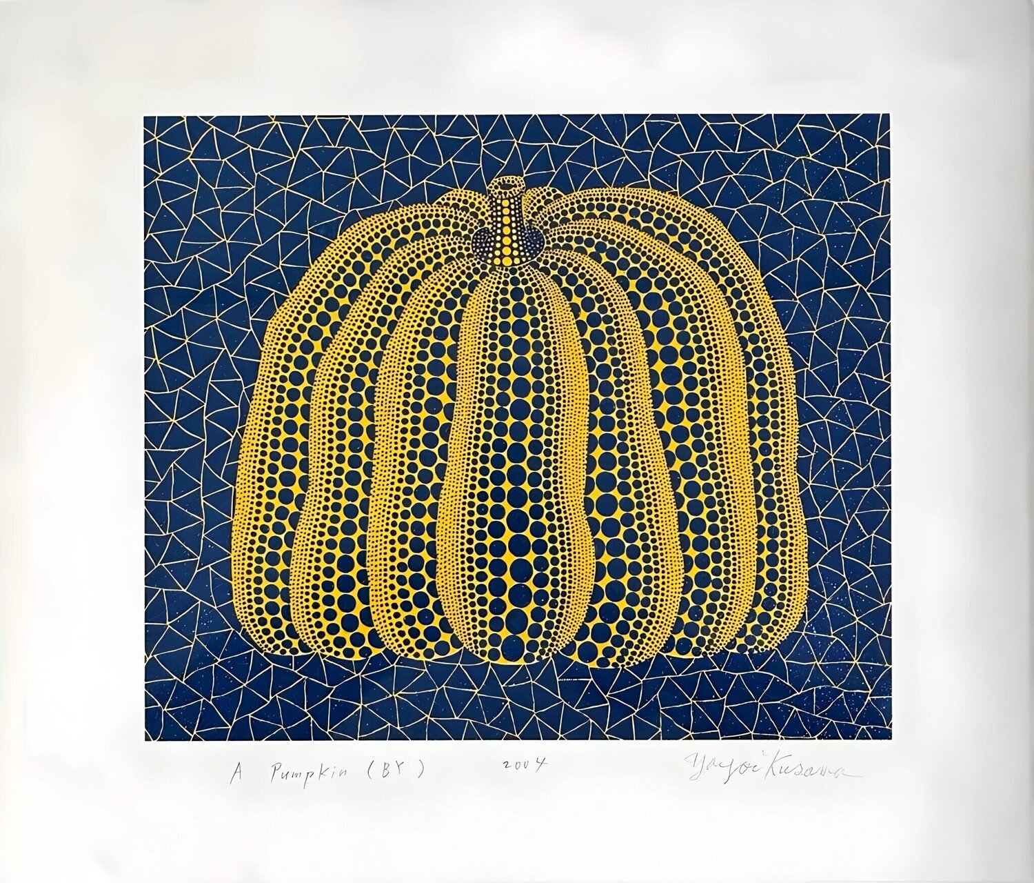 A Pumpkin (BY) by Yayoi Kusama (2004) : Print Screen Printing - Singulart