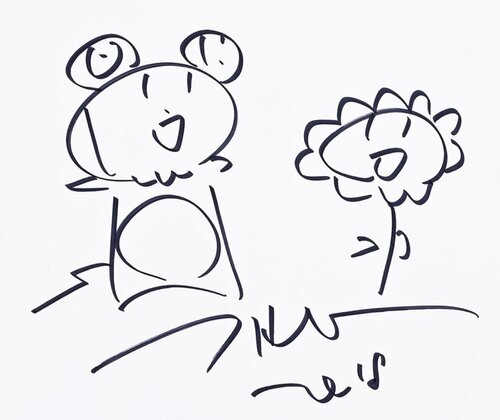 Takashi Murakmai flowers drawing 2018 by Takashi Murakami (2018) : Work ...