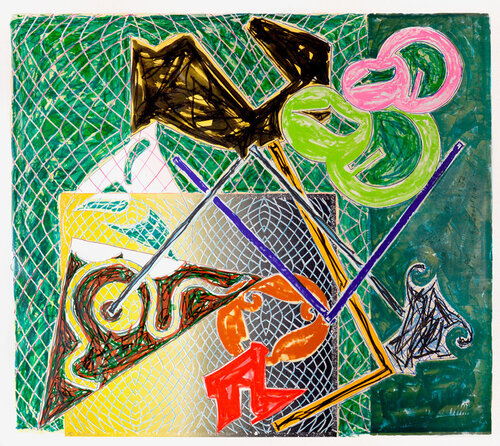 Shards III by Frank Stella (1982) : Print Lithography, Screen Printing ...