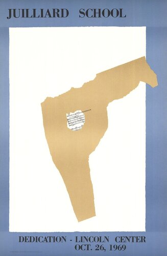 Juilliard School Dedication by Robert Motherwell (1969) : Print ...