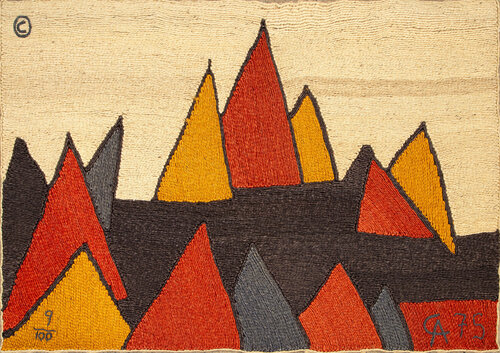Pyramids by Alexander Calder (1975) : Textile Other materials - Singulart