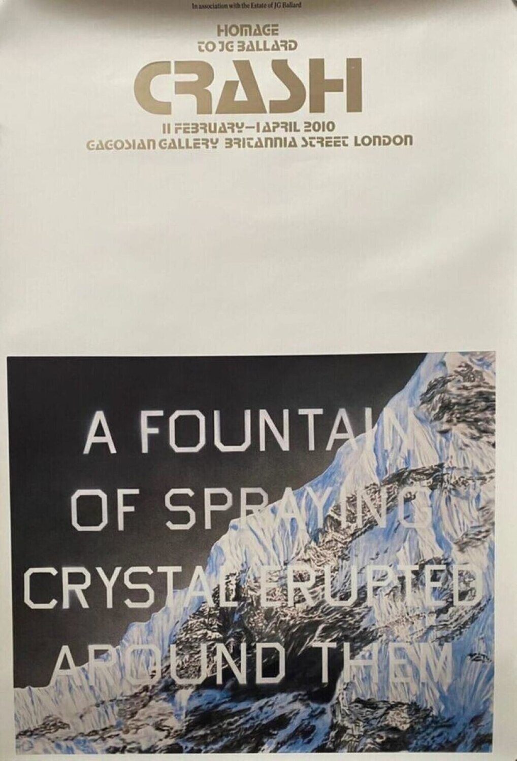 Vintage Ed Ruscha exhibition poster - Mountain series de Ed Ruscha ...