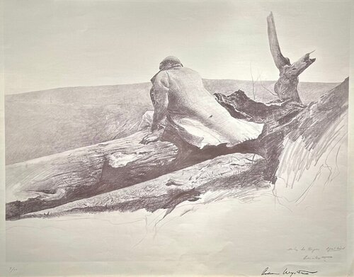 April Wind Study by Andrew Wyeth (N.D) : Print Giclée print - Singulart