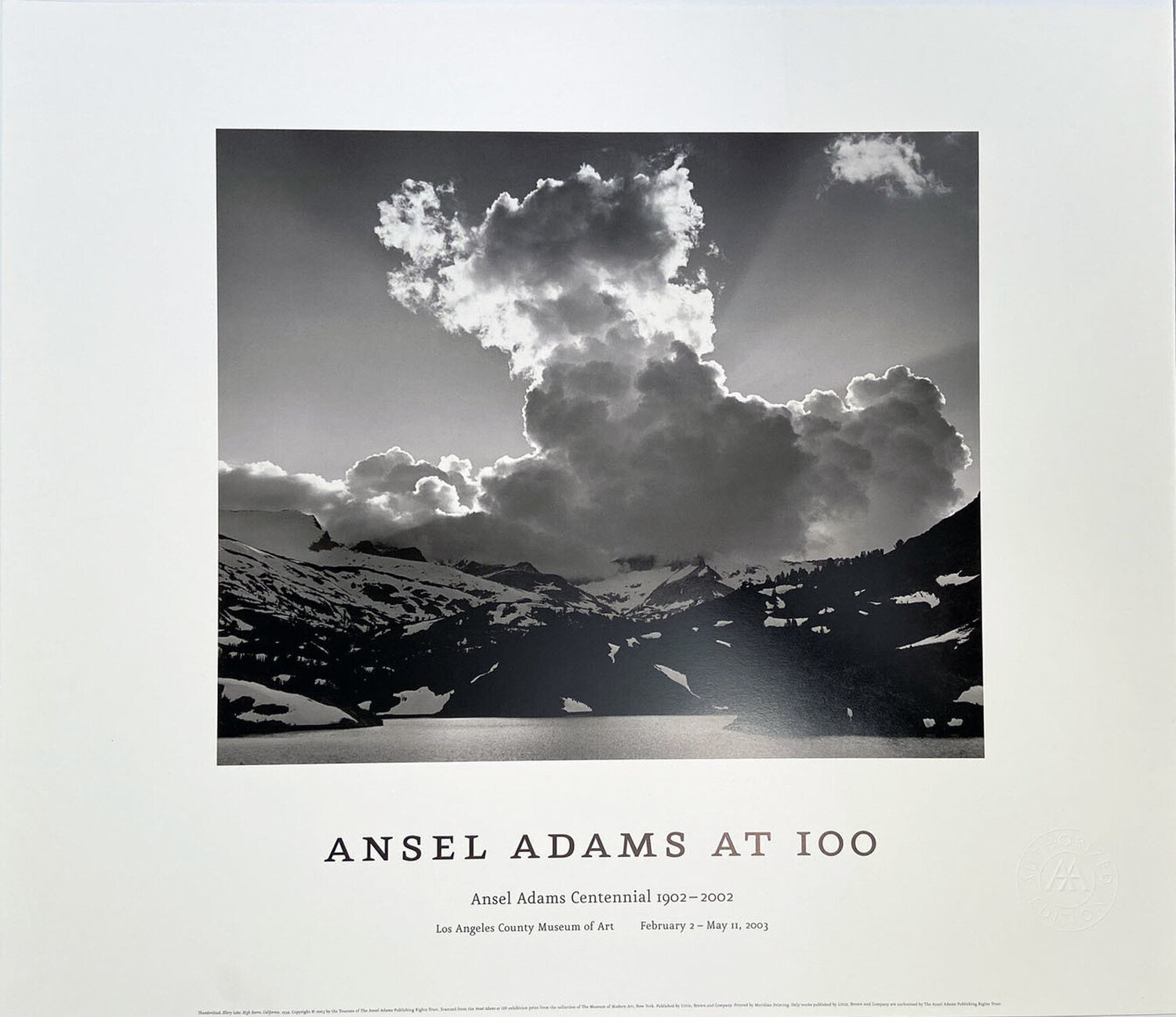 Ansel Adams at 100, Ansel Adams Centennial 1902-2002, Los Angeles ...