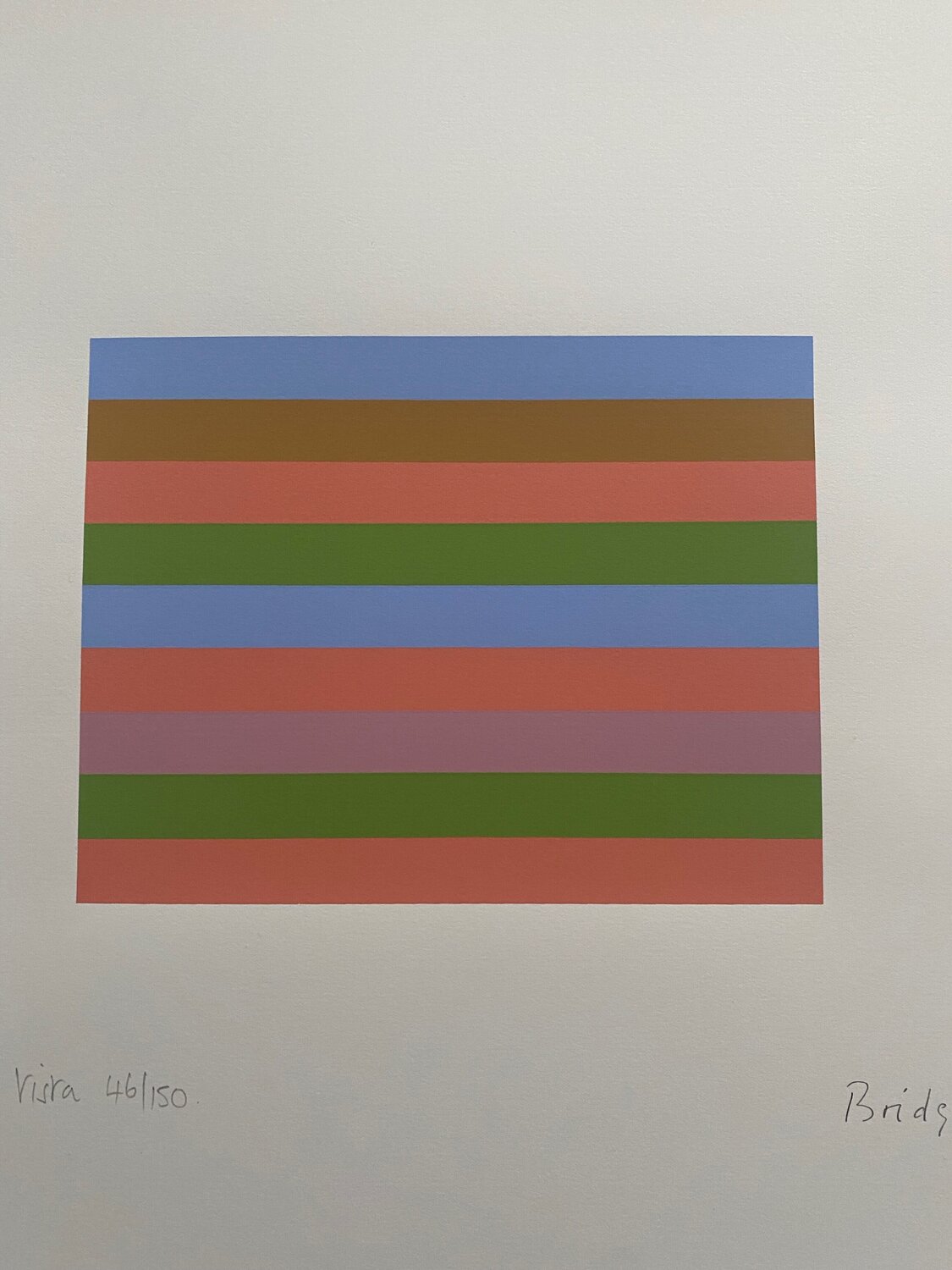 Vista by Bridget Riley (2017) : Print Screen Printing - Singulart